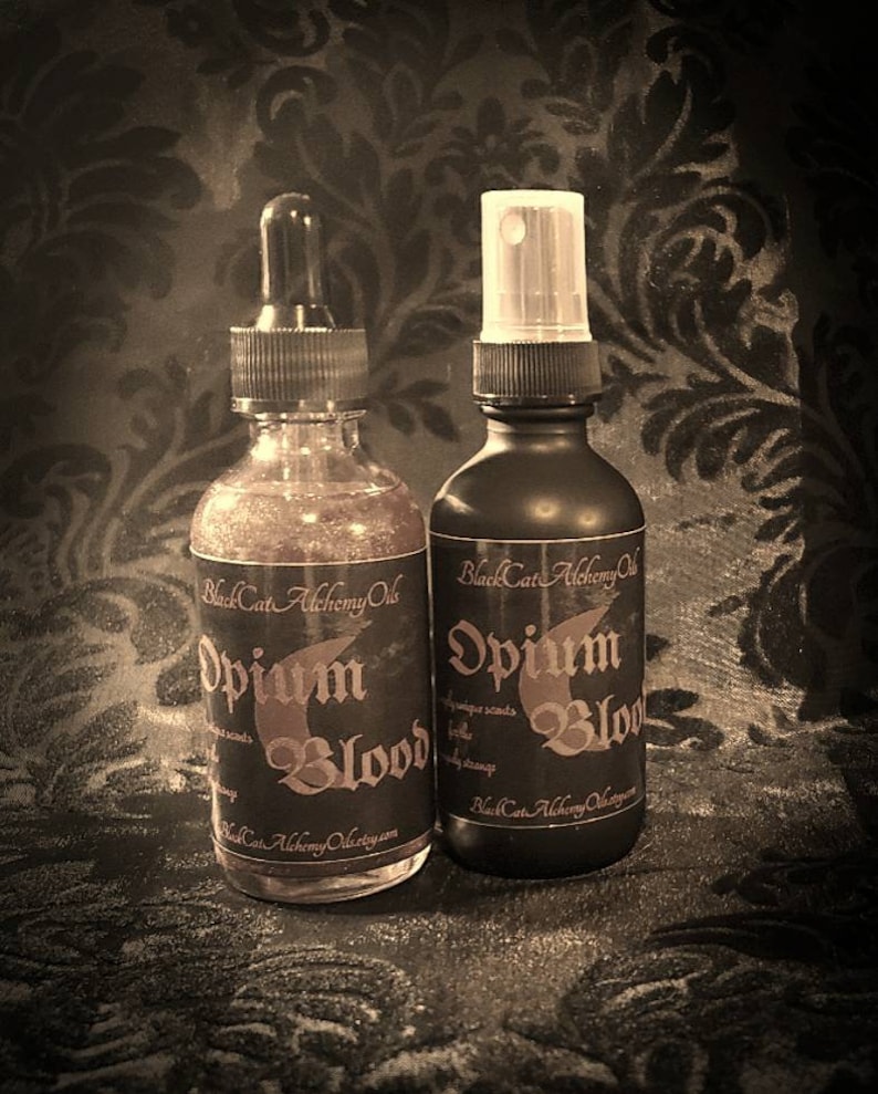 Opium Blood Perfume Oil Body Spray Goth Witchy Fragrance - Etsy