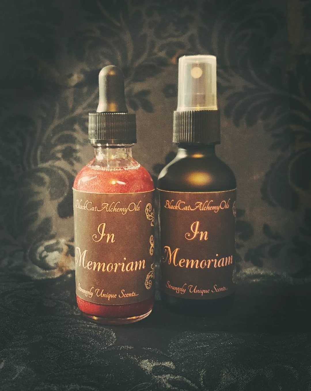 IN MEMORIAM Perfume Oil Body Spray Unique Goth Wilted Rose Ancient Nag ...