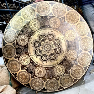Flower Gong-beautifully Designed Fancy Gong Crafted by Skillful ...