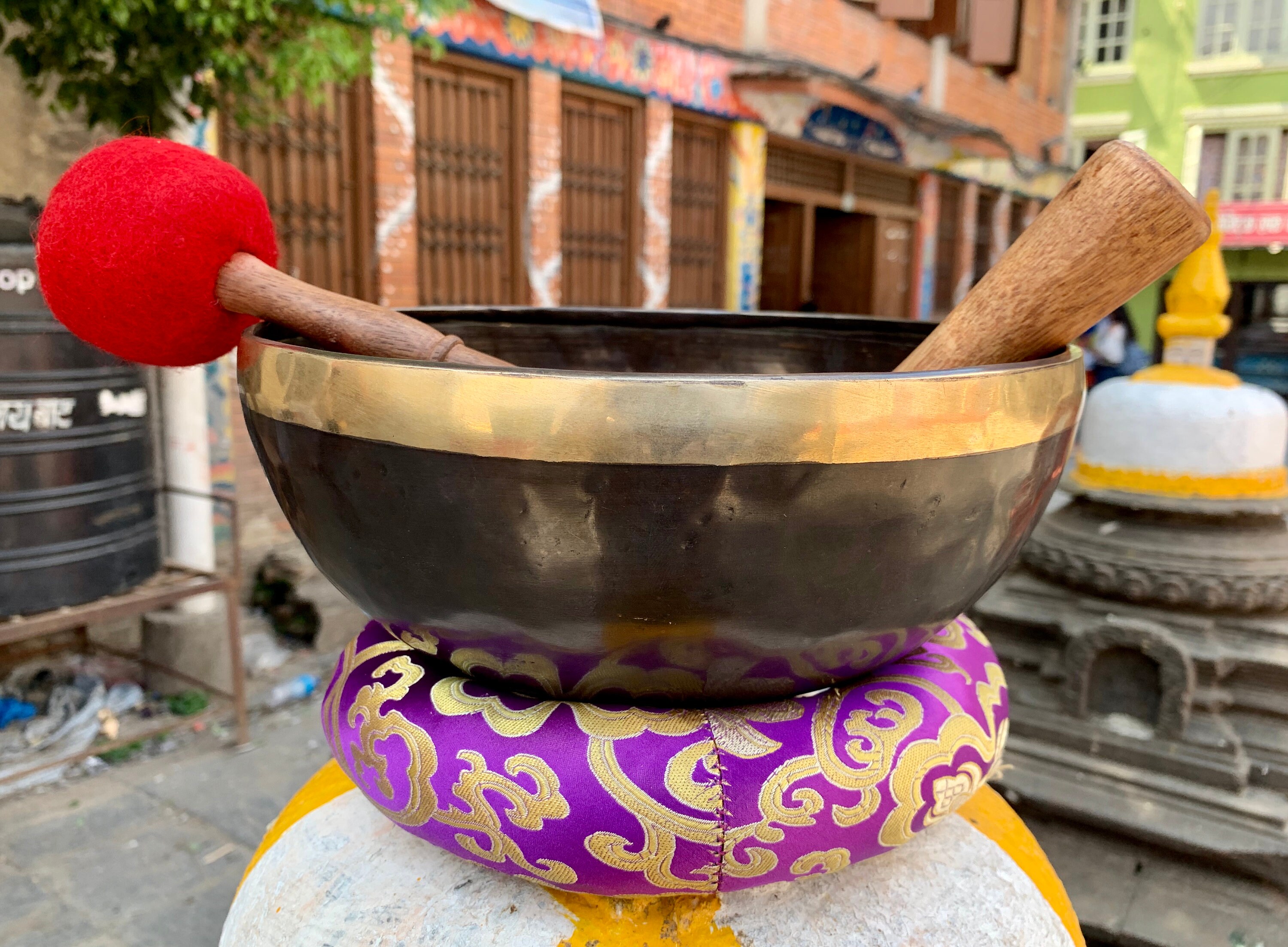 9” Amazing Sound Quality Master Healing Tibetan Singing Bowl Handmade ...