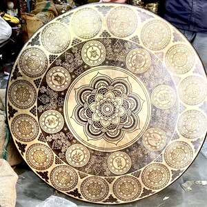 Flower Gong-beautifully Designed Fancy Gong Crafted by Skillful ...