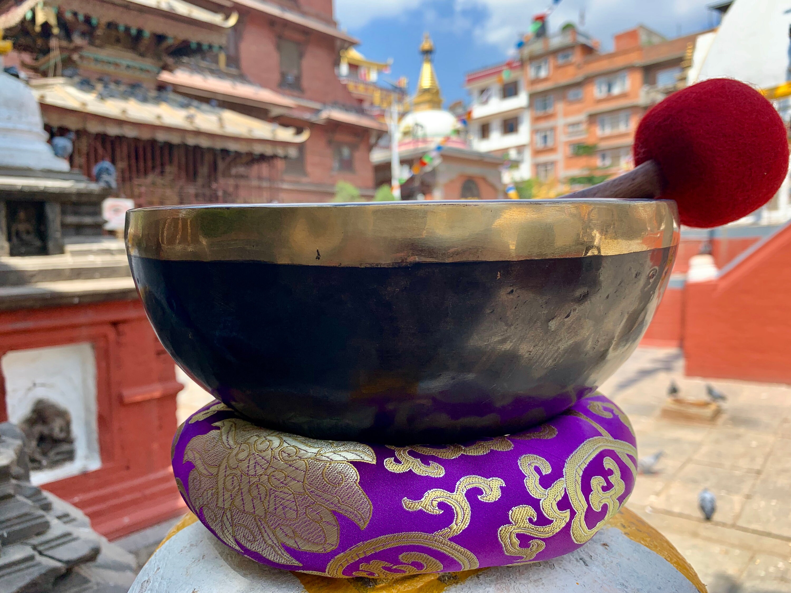 9” Amazing Sound Quality Master Healing Tibetan Singing Bowl Handmade ...