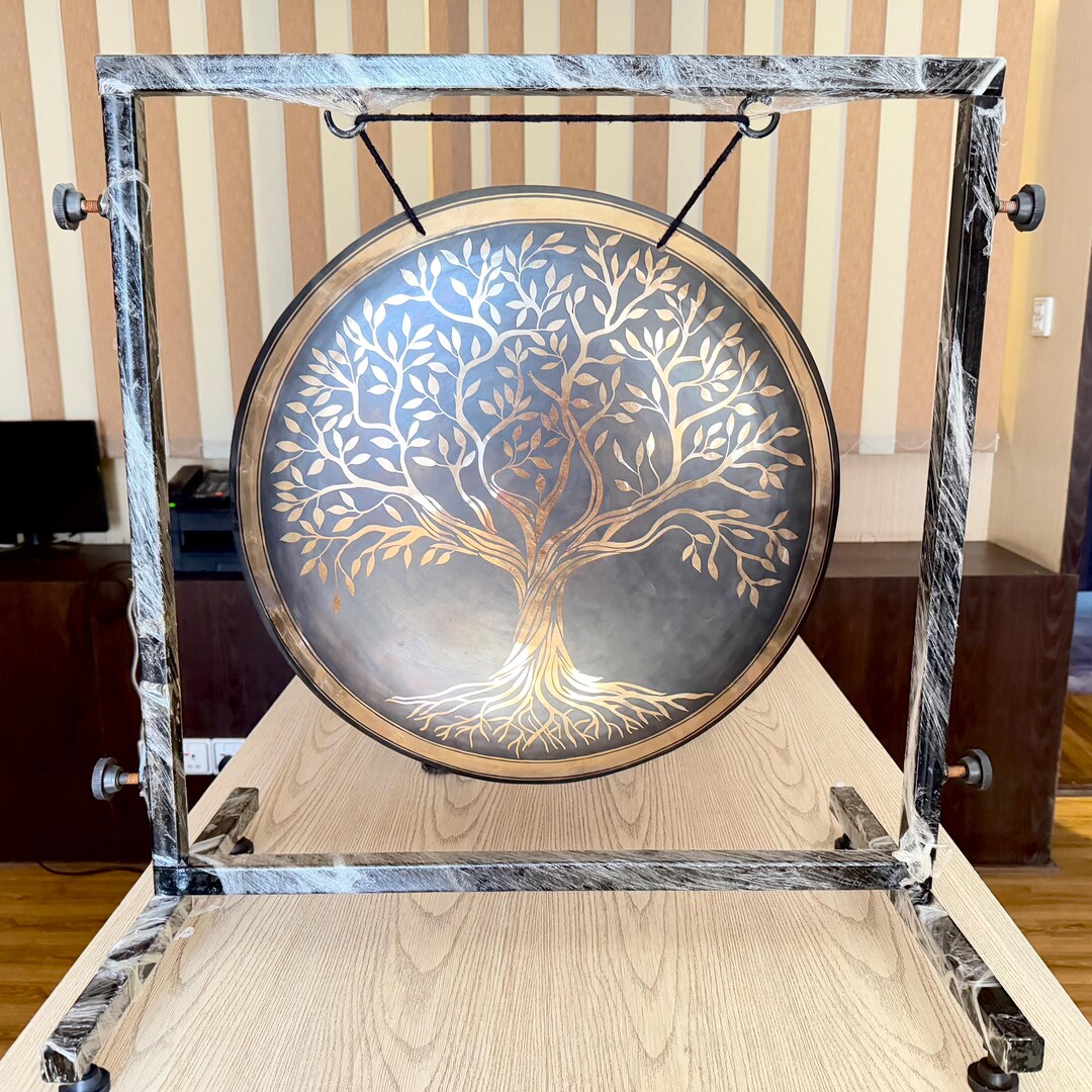 15 Inches to 26 Inches Flat Tree of Life Gong- Lightweight- Deep ...