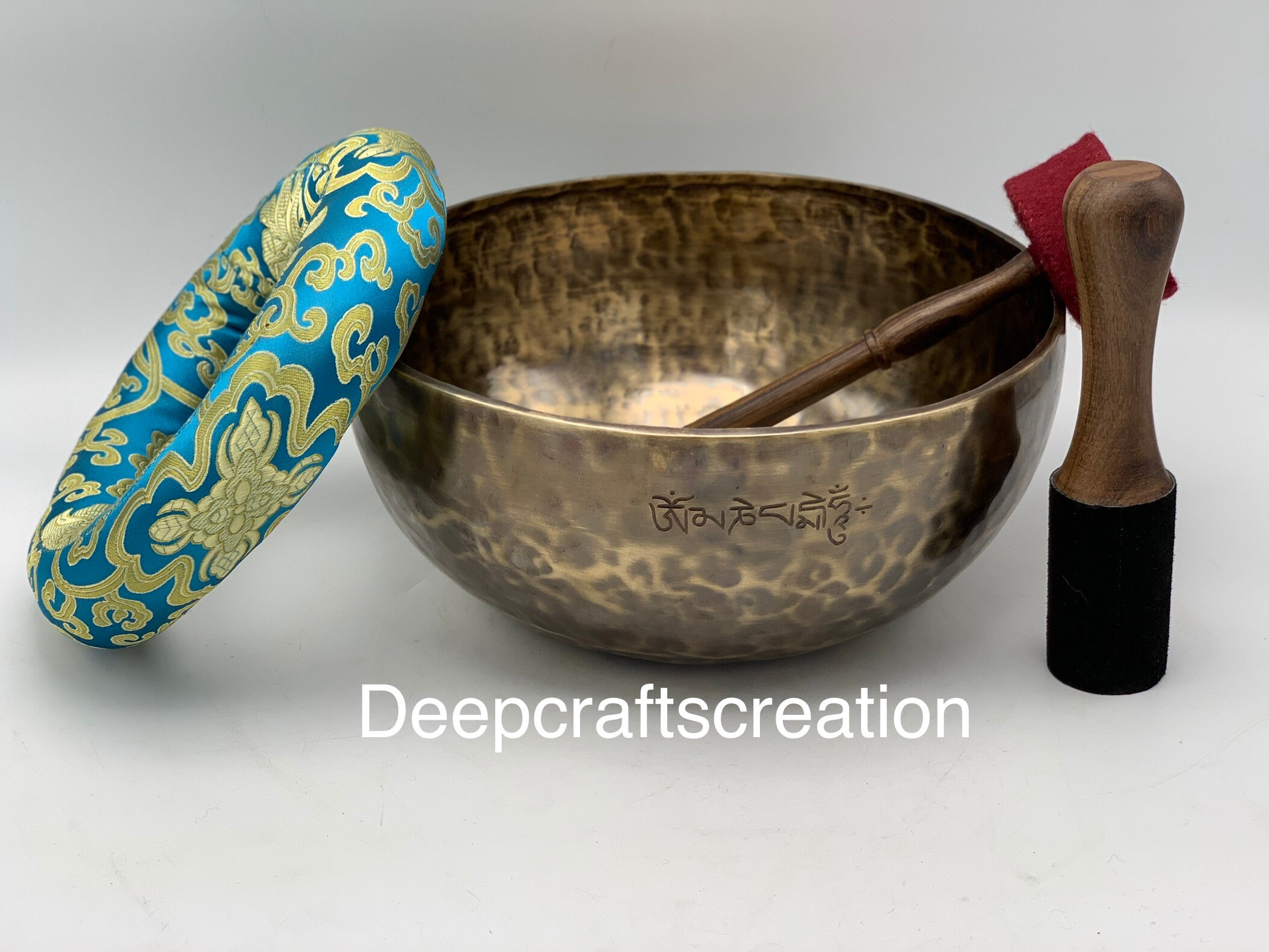 5-24 Inches Full Moon Singing Bowl-tibetan Handmade Singing Bowl - Yoga ...