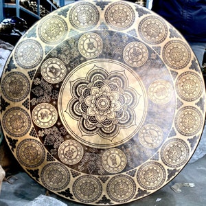 Flower Gong-beautifully Designed Fancy Gong Crafted by Skillful ...