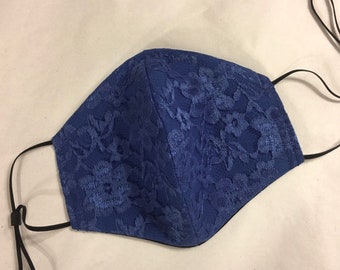 Royal Blue Face Mask - Etsy