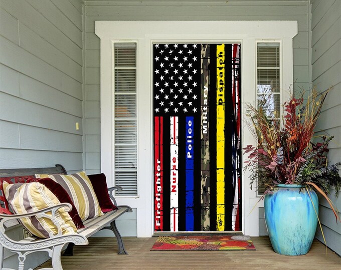 First Responder Door Cover Door Cover Door Mural Printable First ...