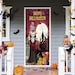 Dracula Decor Door Cover - Halloween Decor - Halloween Decor Outdoor ...