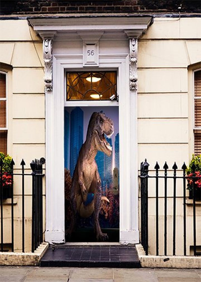 City Rex Door Decorations Dinosaur Birthday Party Dinosaur - Etsy