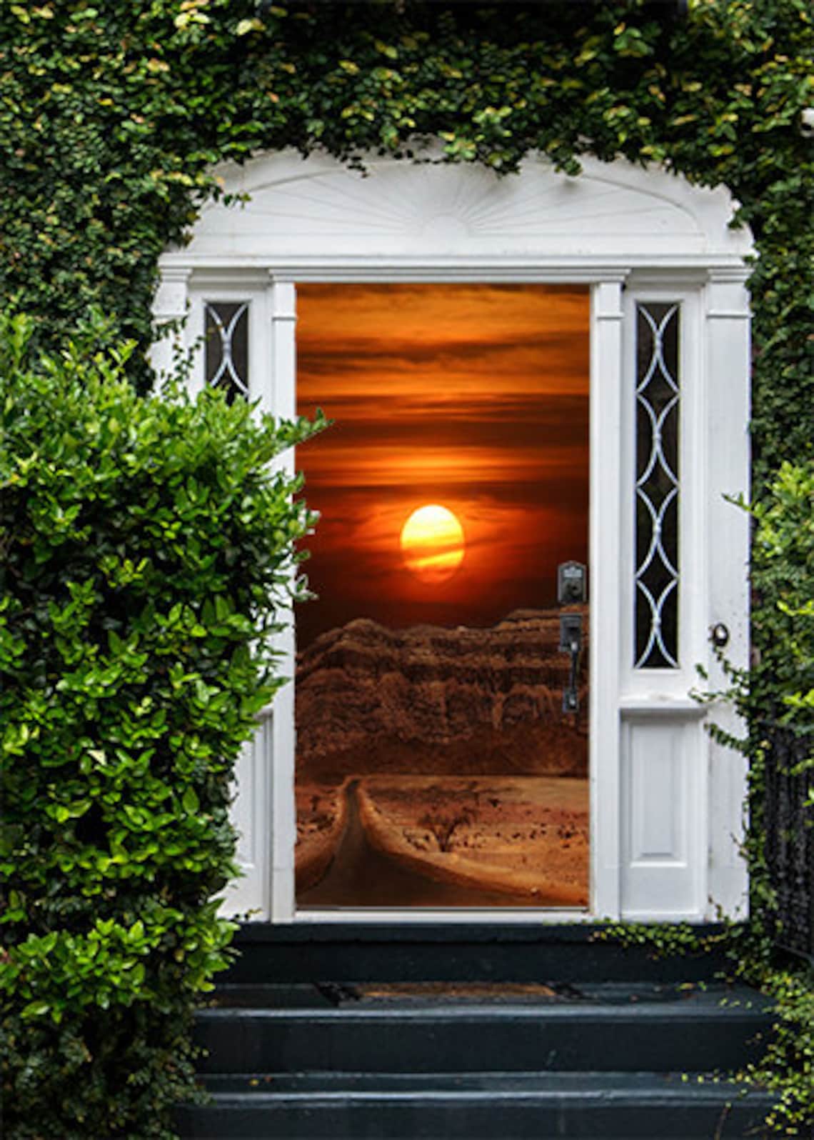 Sunset Door Decoration Door Decor Door Cover Door Poster - Etsy