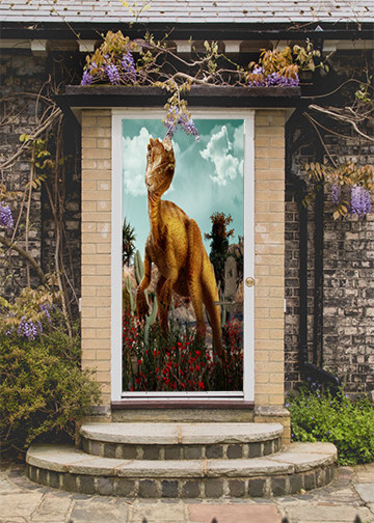 Dinosaur Door Poster Dinosaur Birthday Party Dinosaur | Etsy