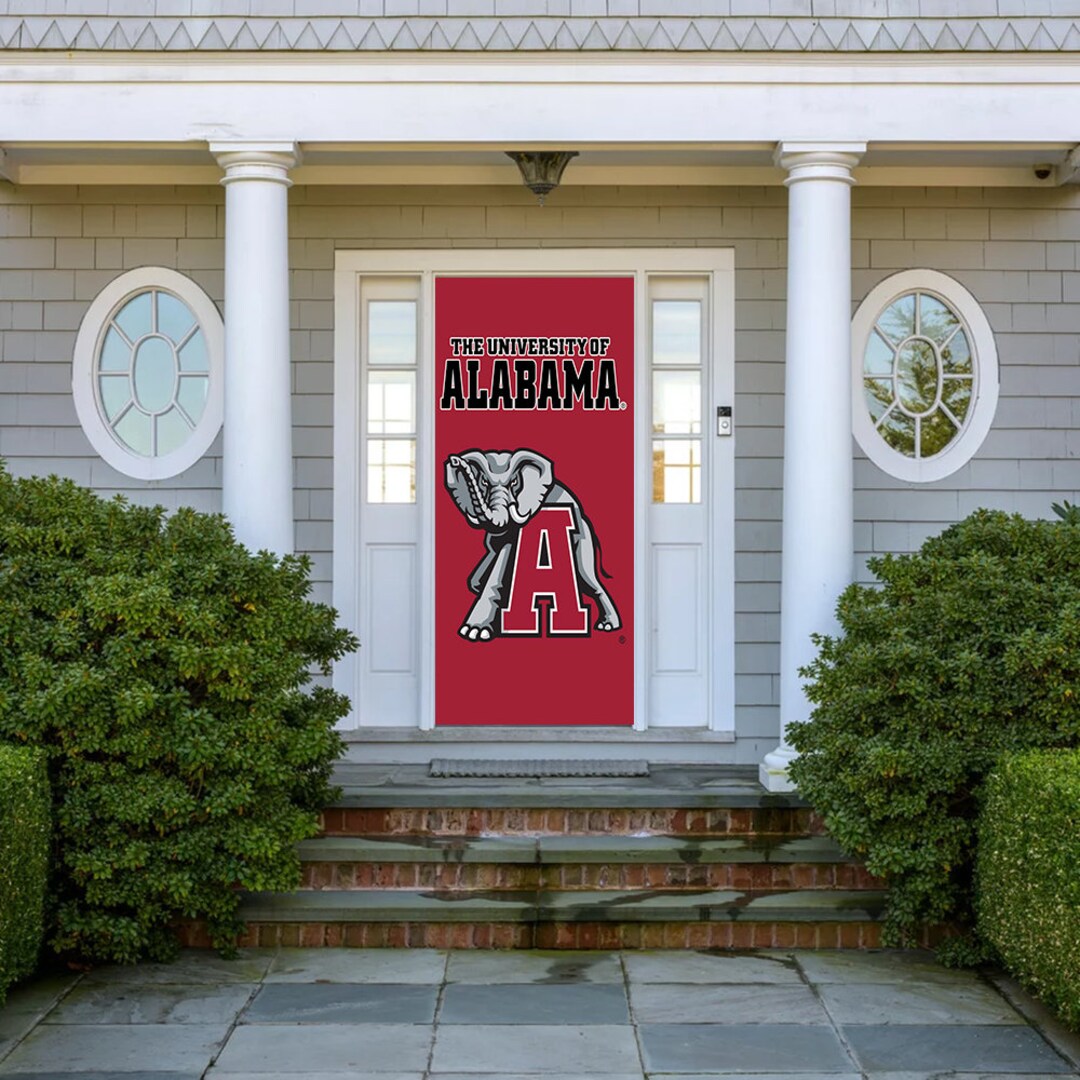 The University of Alabama Door Cover Roll Tide Door Hanger Alabama ...