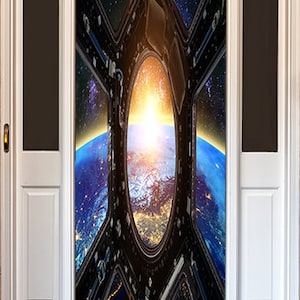 Earth and Spaceship Decor Space Kids Decor, Outer Space Decor, Rocket ...