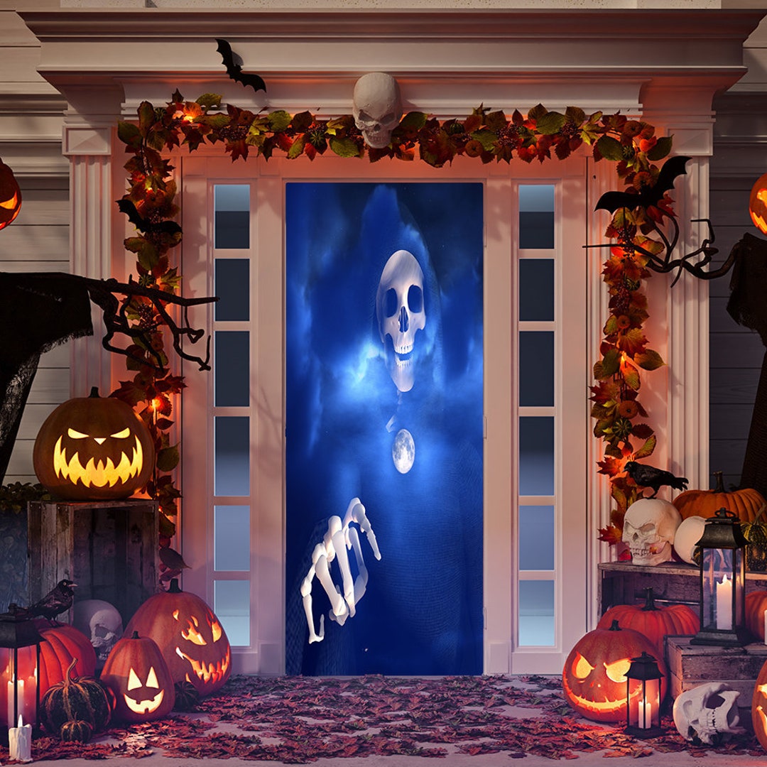 Skeleton Door Decoration - Door Decor - Door Covers - Door Posters ...