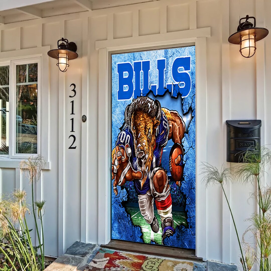 Buffalo Bills Door Decor Buffalo Bills Door Cover Buffalo Bills Outdoor ...