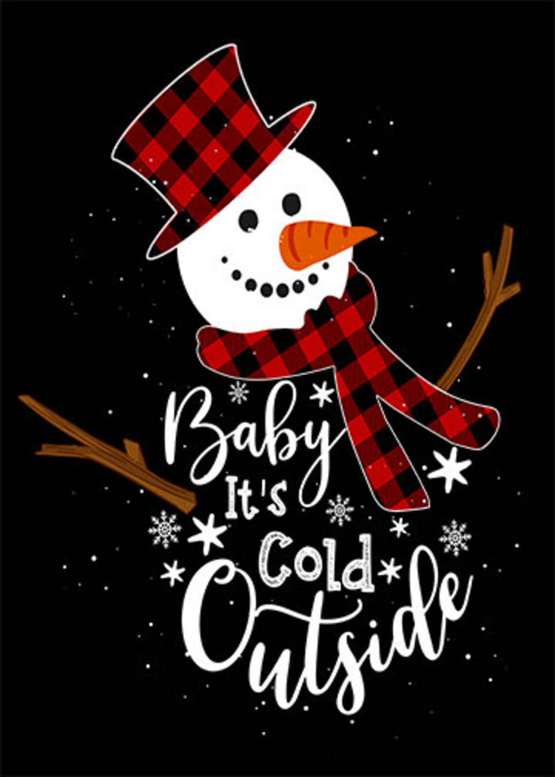 Cold Outside Snowman Door Cover Christmas Door Covers - Etsy