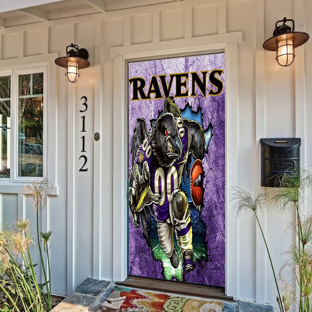 Baltimore Ravens Door Decor - Baltimore Ravens Door Cover - Baltimore ...