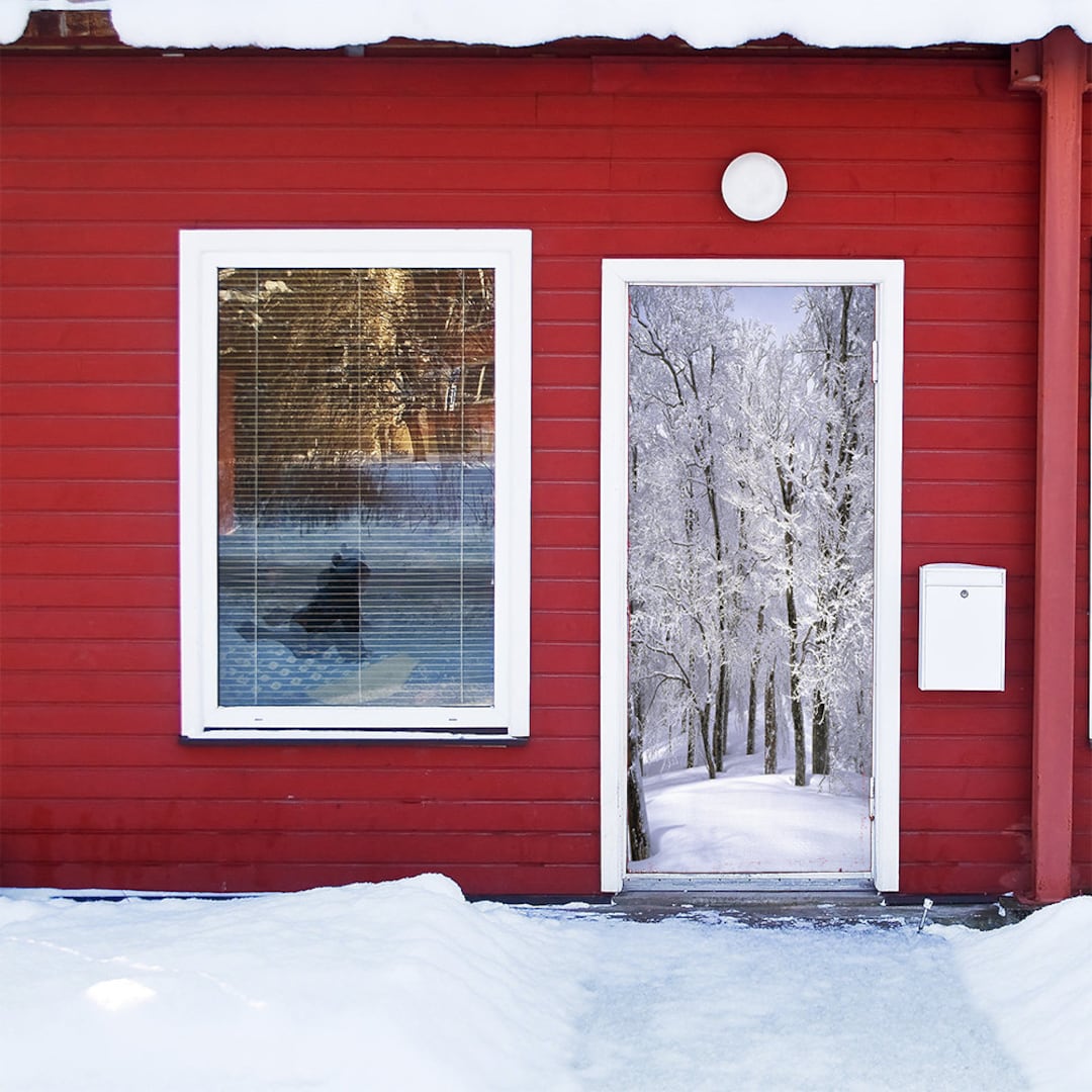 Winter Door Decorations Christmas Door Cover Outdoor Christmas winter-door-decorations-christmas-door-cover-outdoor-christmas