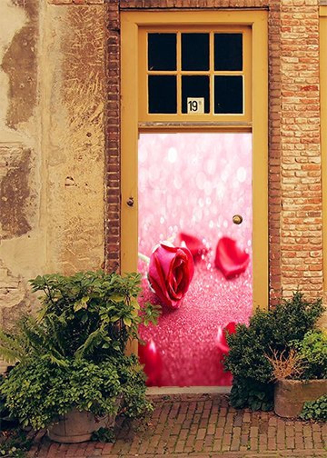 Rose Petals Wedding Decor, Wedding Door Hanger, Wedding Door ...