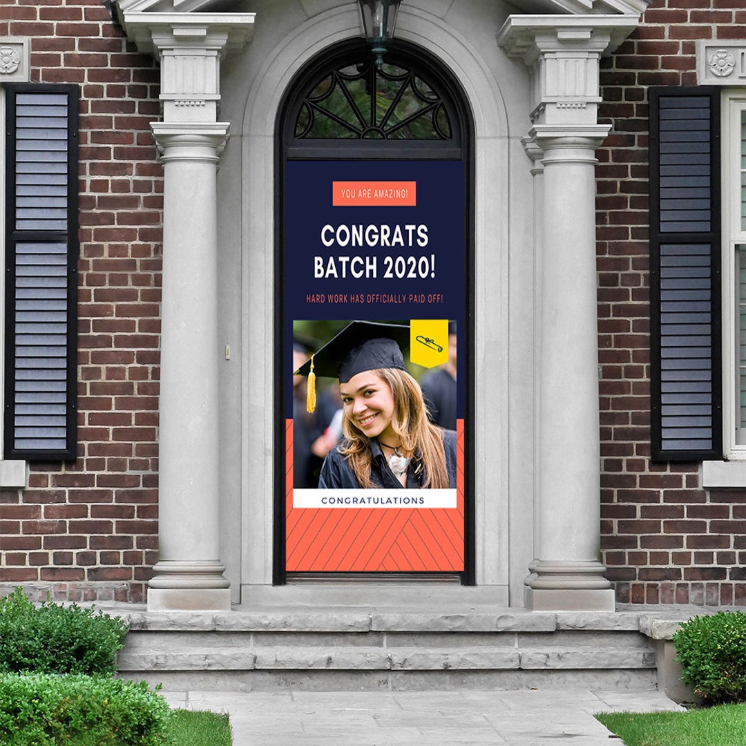 Graduation Door Cover Graduation Backdrop Class of 2021 Door Cover ...