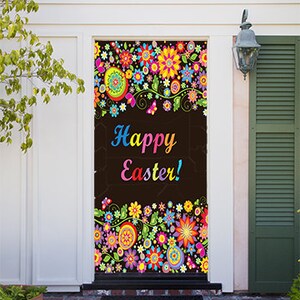 Colorful Easter Door Decoration Easter Door Hanger Easter | Etsy