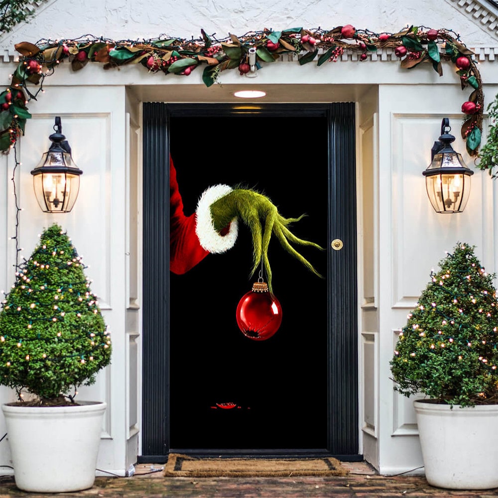 Grinch Decor Christmas Door Covers Grinch Door Decor - Etsy