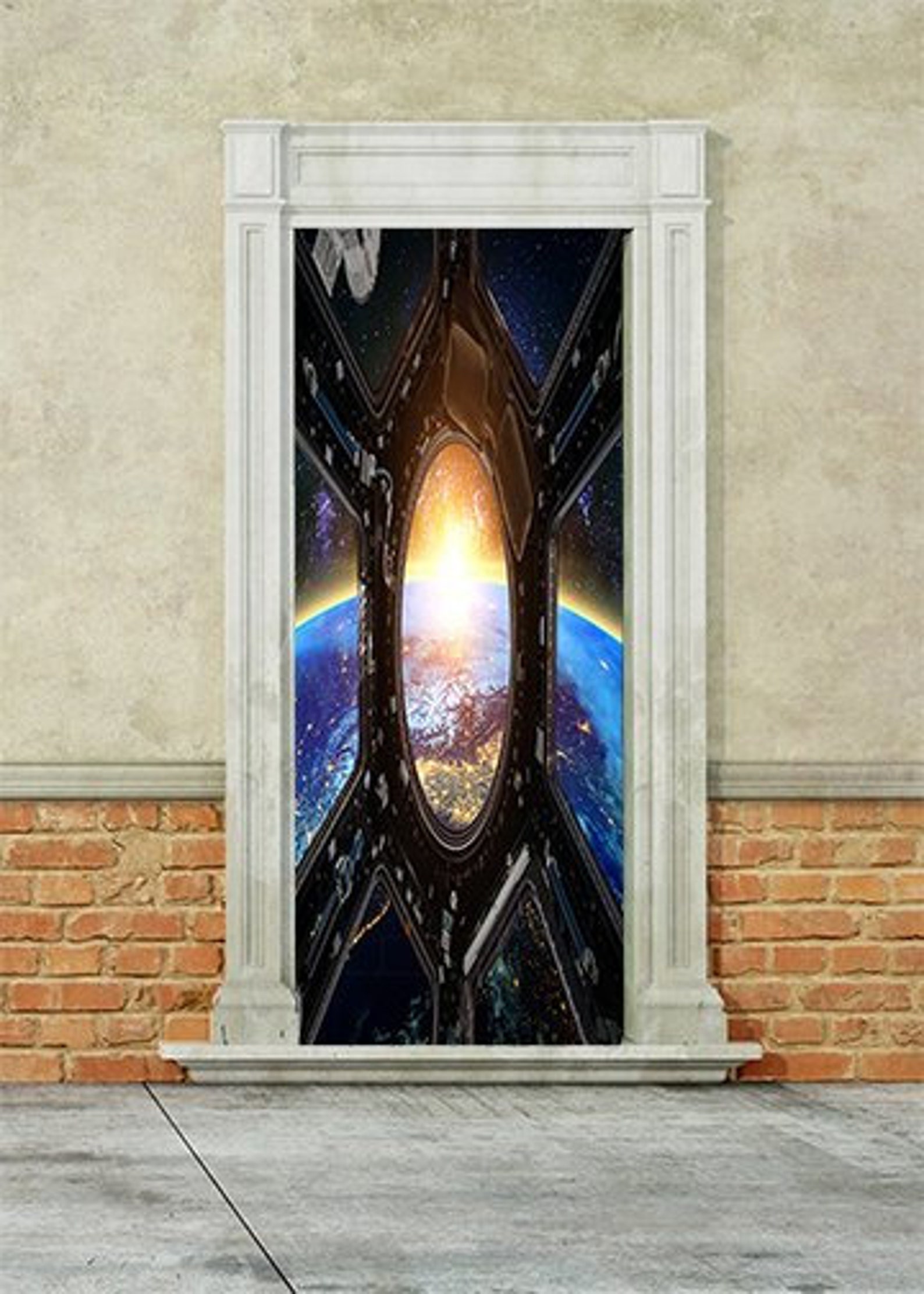 Earth and Spaceship Decor Space Kids Decor Outer Space - Etsy