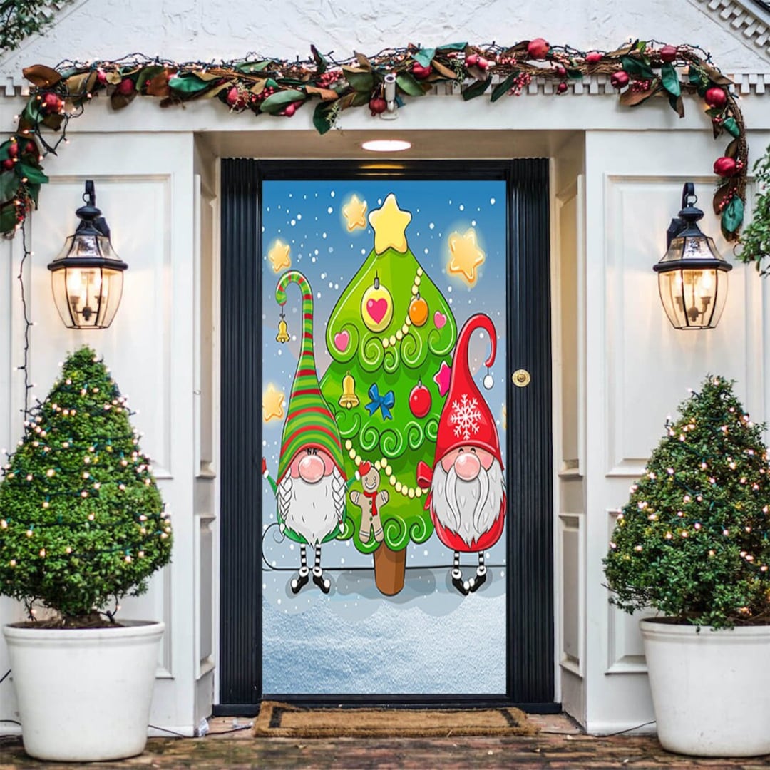 Gnome Decor Door Cover - Gnome Decorations - Gnome Decor for Home ...