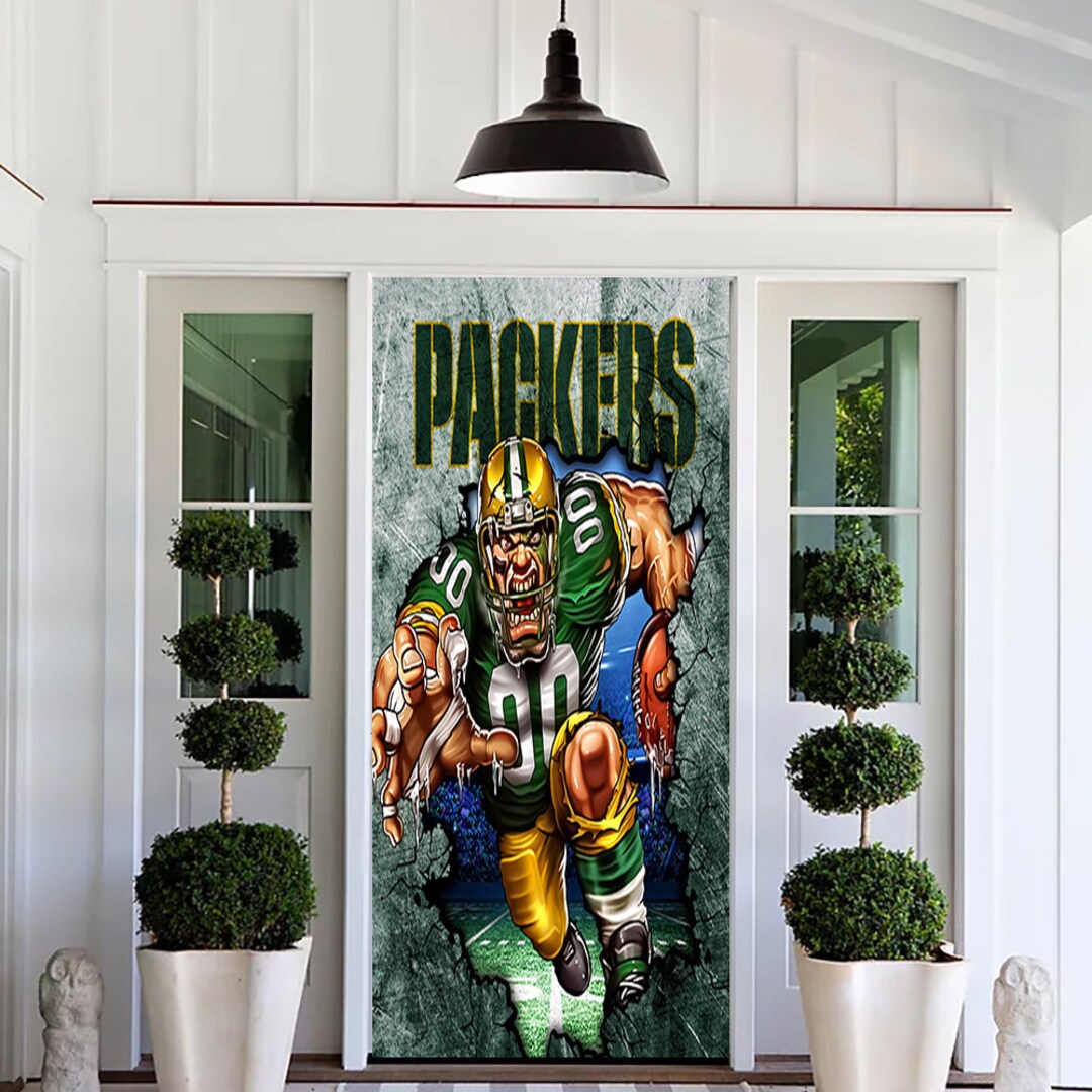 Packers Door Art - Green Bay Packers Door Decor - Green Bay Packers ...