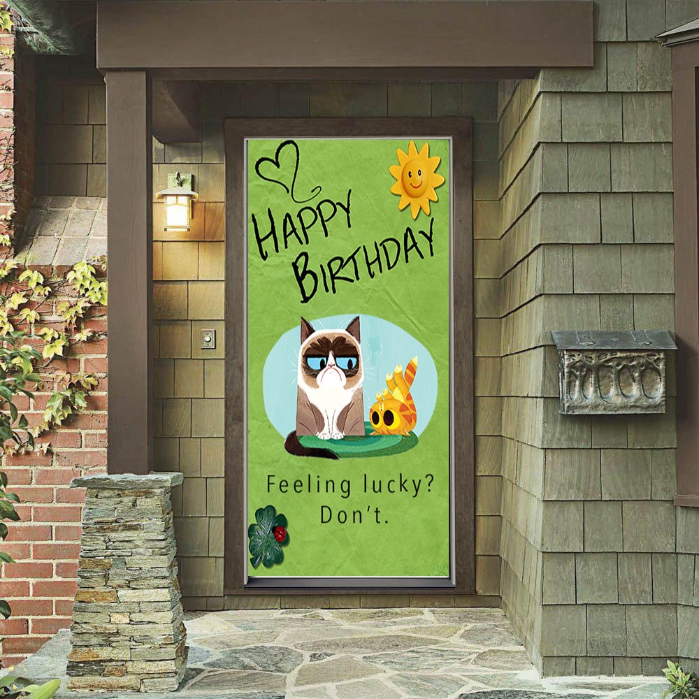 Grumpy Cat Surprise Grumpy Cat Birthday Grumpy Cat Door - Etsy