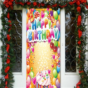 Kids Birthday Decorations Birthday Door Decorations, Kids Birthday ...