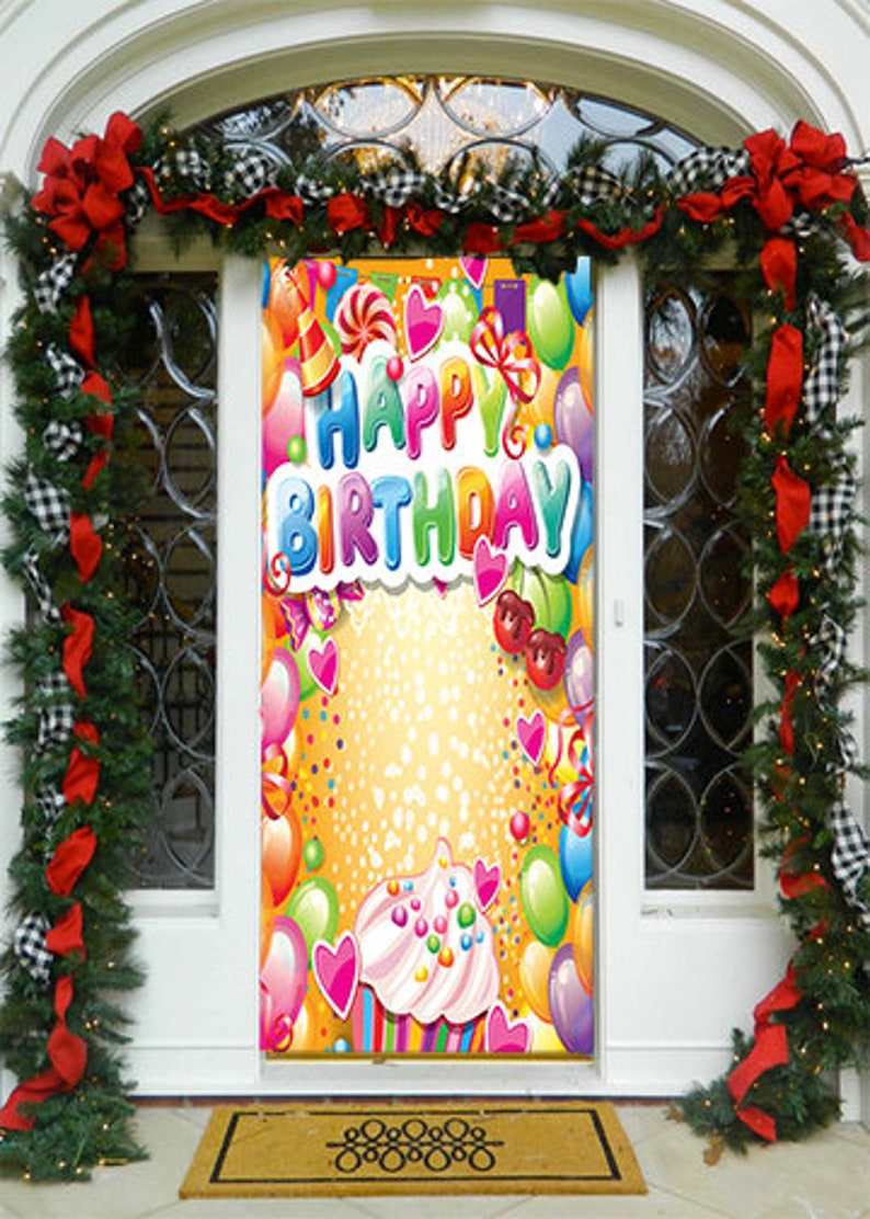 Kids Birthday Decorations Birthday Door Decorations Kids - Etsy