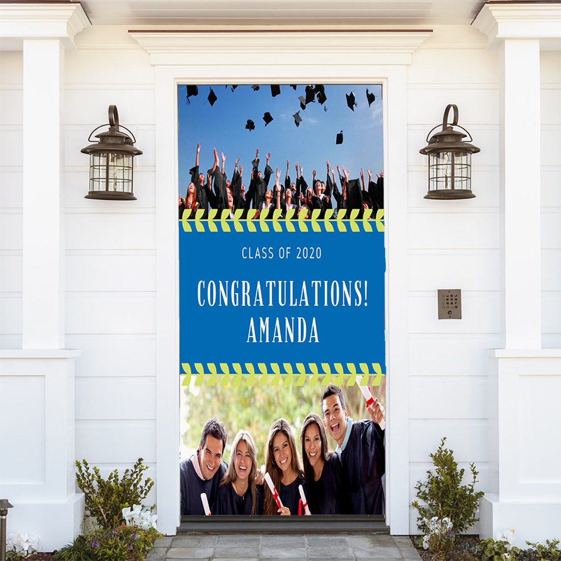Personalized Door Cover Graduation Door Banner Class of | Etsy