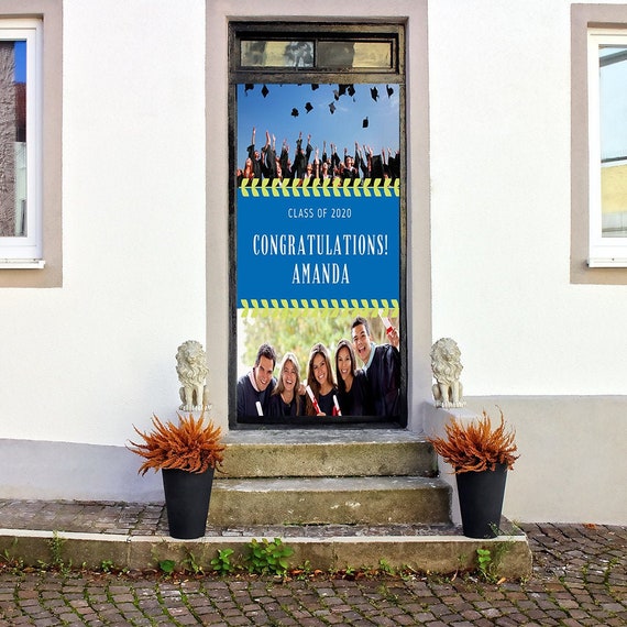 Personalized Door Cover Graduation Door Banner Class of | Etsy