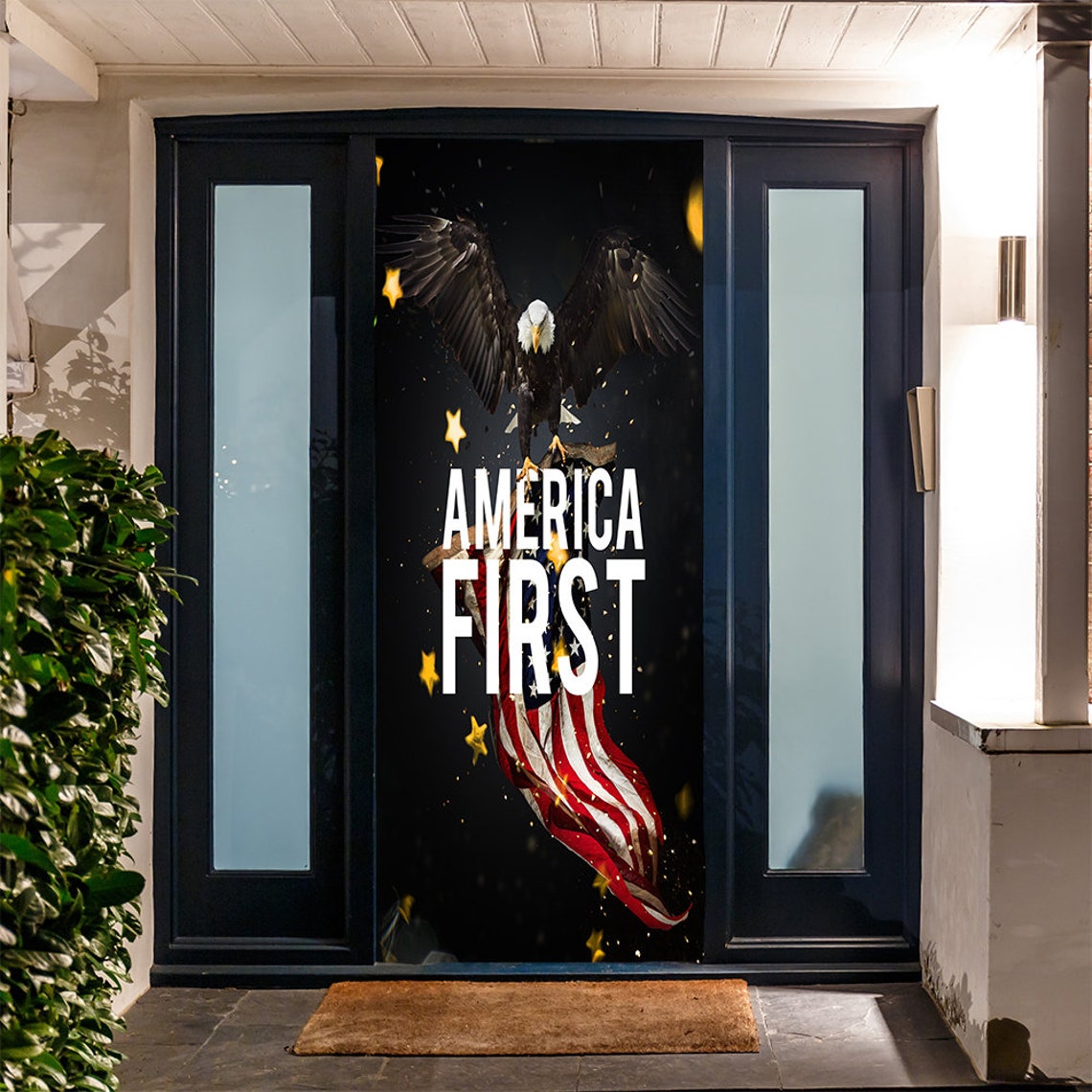 America First Door Decoration Door Decor Door Covers - Etsy