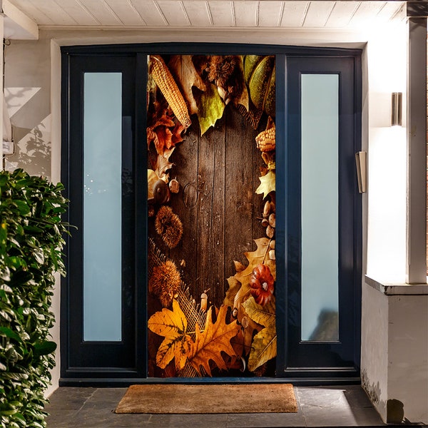 Fall Door Cover - Etsy