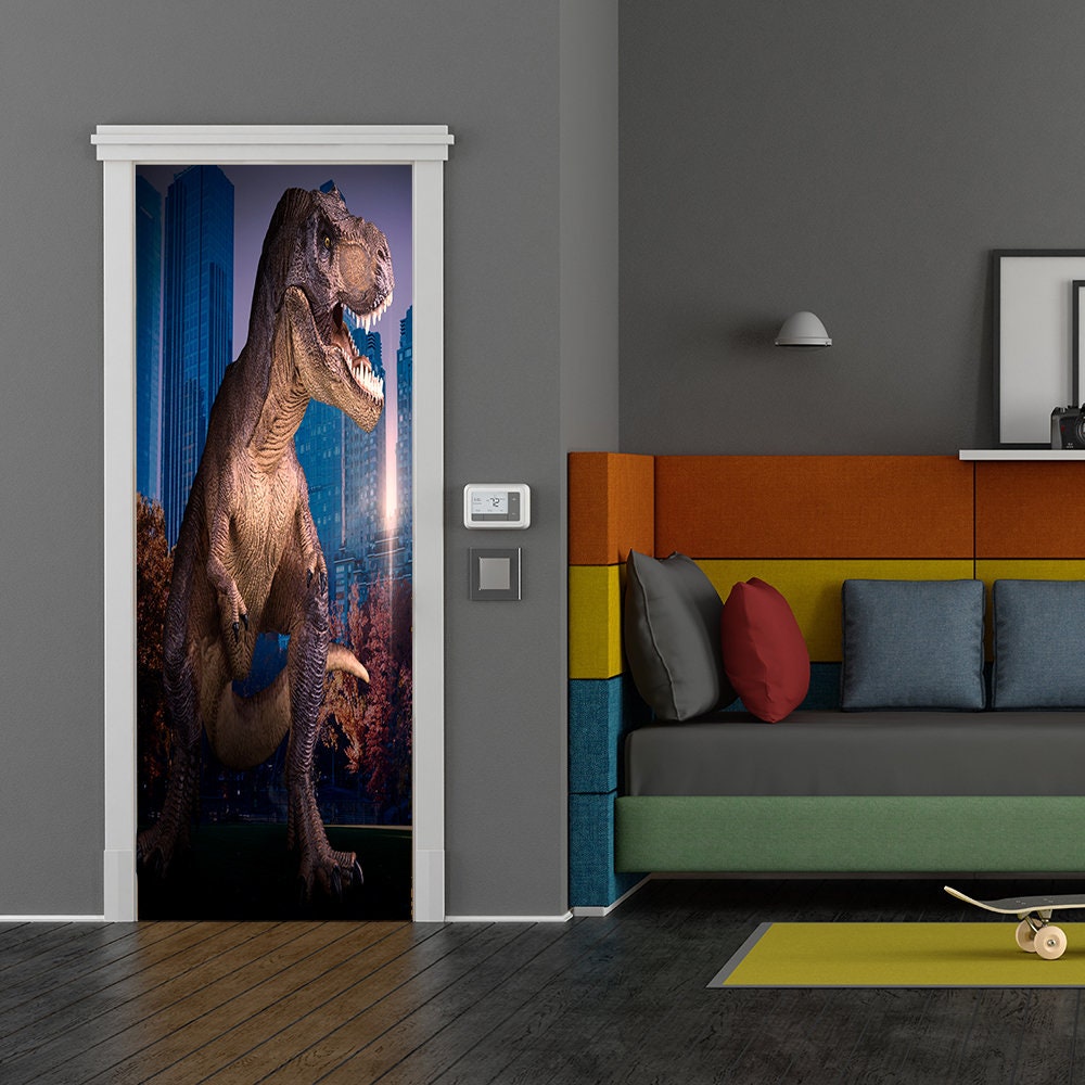 City Rex Door Decorations Dinosaur Birthday Party Dinosaur | Etsy