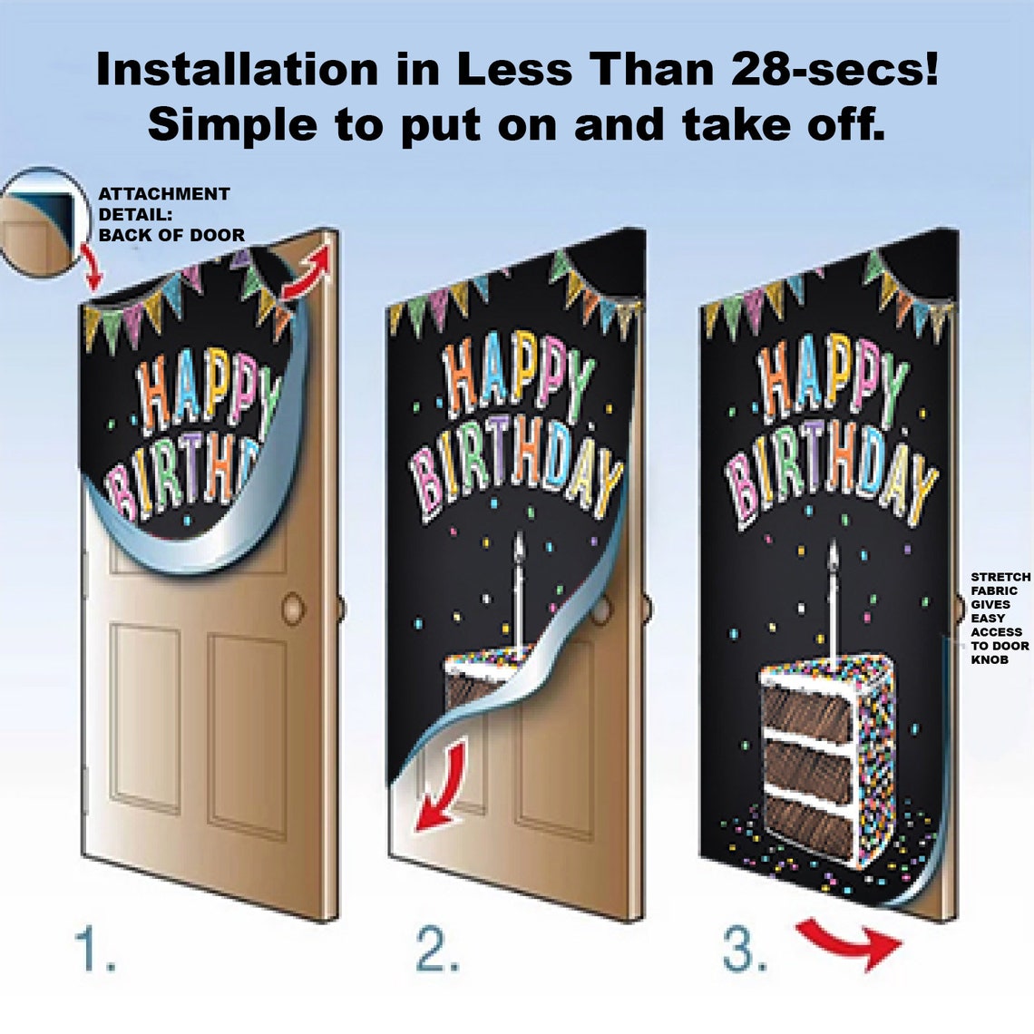 Custom Birthday Decor Door Decor Door Covers Door - Etsy