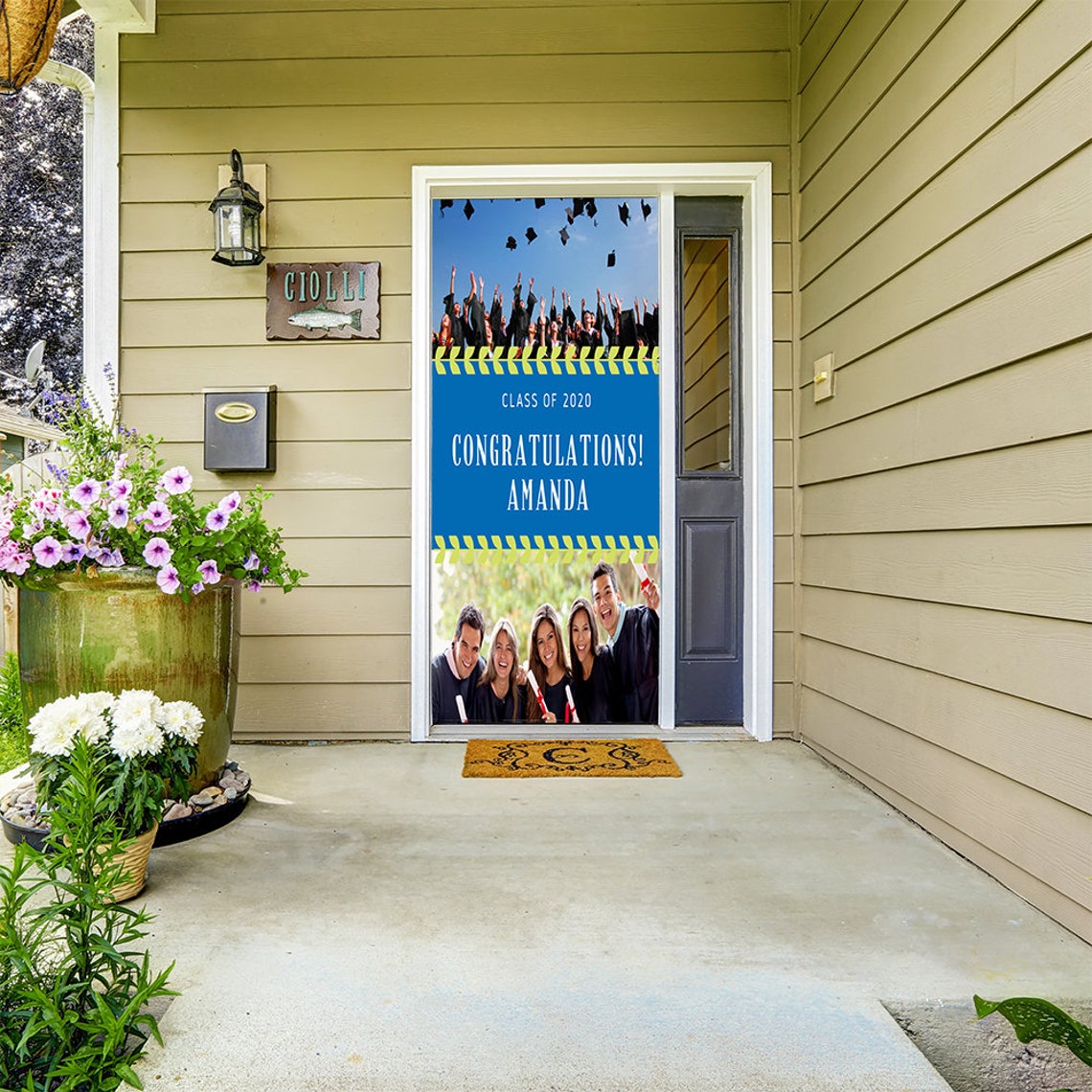 Personalized Door Cover Graduation Door Banner Class of | Etsy