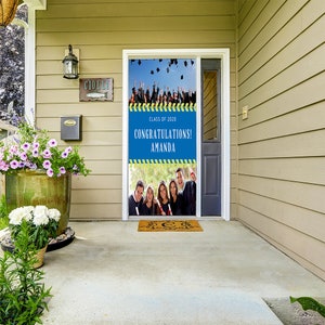 Personalized Door Cover Graduation Door Banner Class of 2021 Door Cover ...