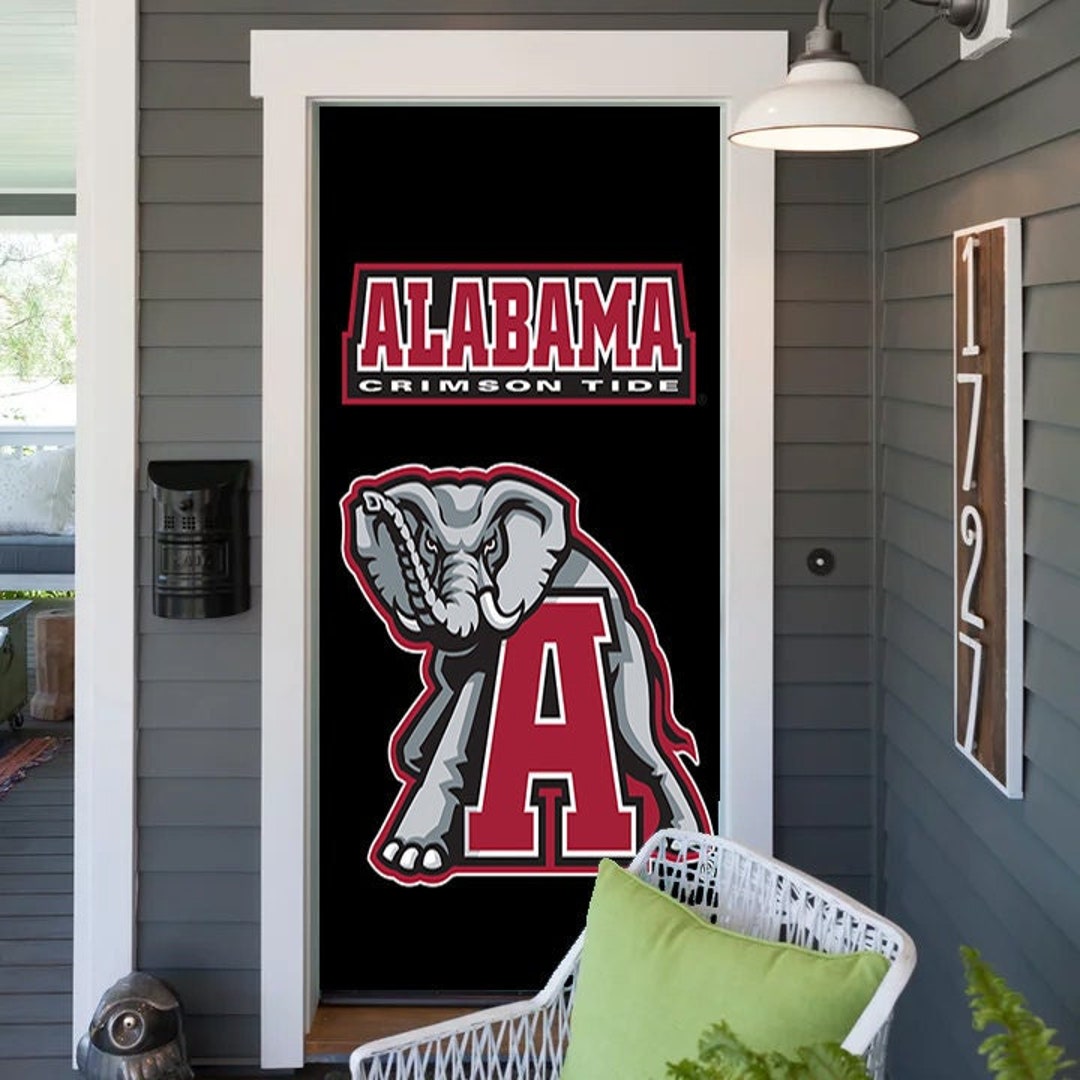 Alabama Crimson Tide Door Cover - Roll Tide Door Hanger - Alabama ...