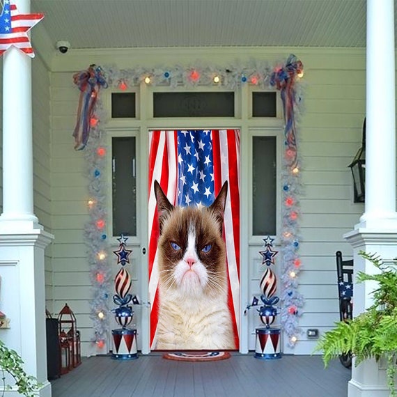 Famous Grumpy Cat Grumpy Cat Decor Grumpy Cat Door Cover | Etsy