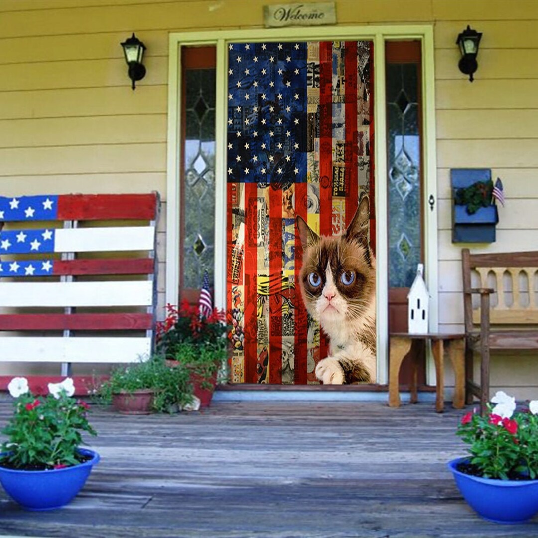 Grumpy Cat Decoration - Grumpy Cat Decor - Grumpy Cat Door Cover ...