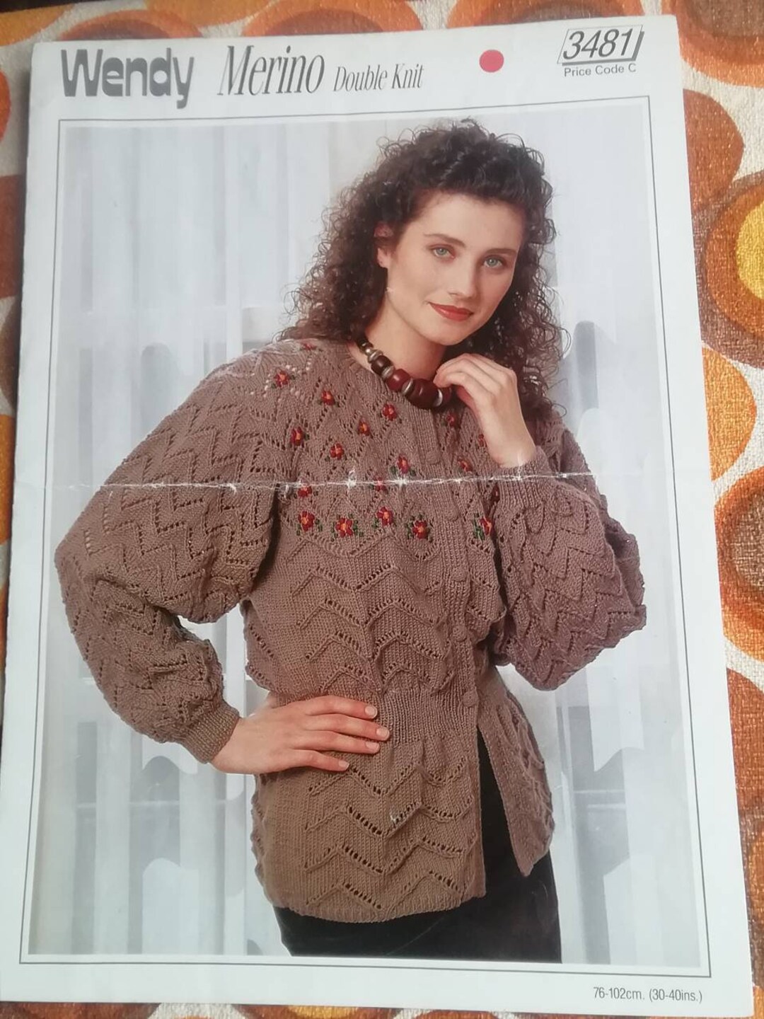 Wendy Knitting Pattern for a Lace Cardigan, DK. Sizes 30-40 Inch - Etsy UK