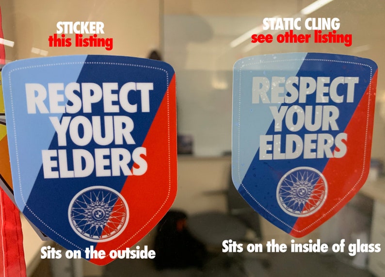 BMW Respect Your Elders Sticker E30 Vintage BMW - Etsy