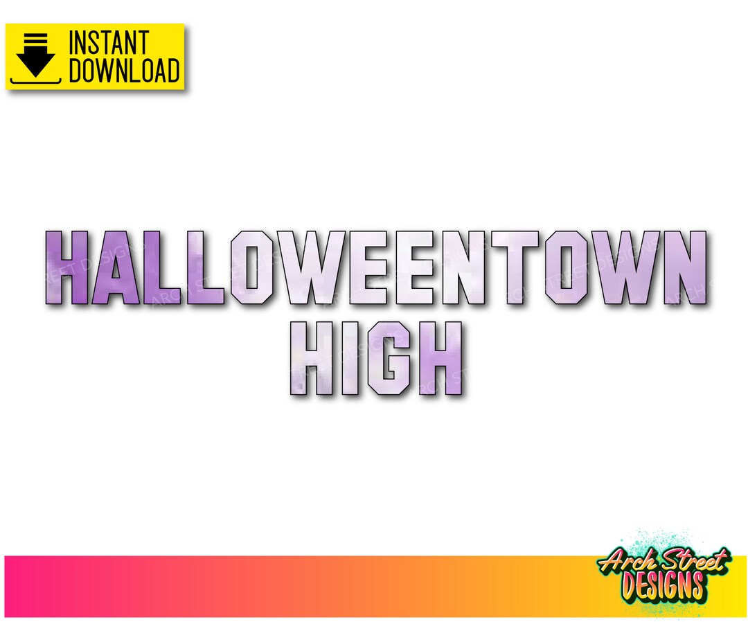 Halloweentown, Halloween Clipart, PNG Designs, Printable, Halloween ...