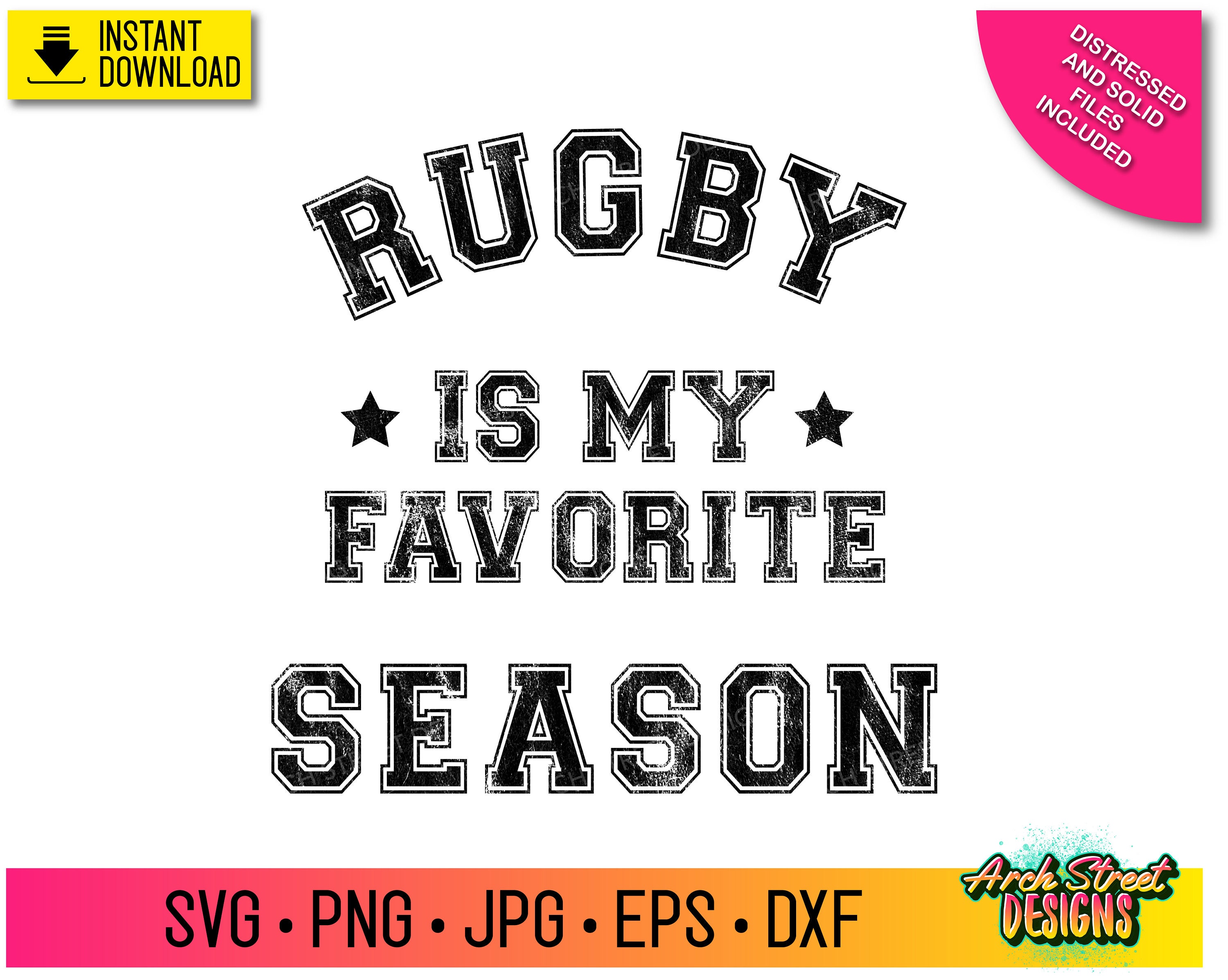 Rugby SVG, Svg Files for Cricut, Digital Download, Dxf Files, for ...