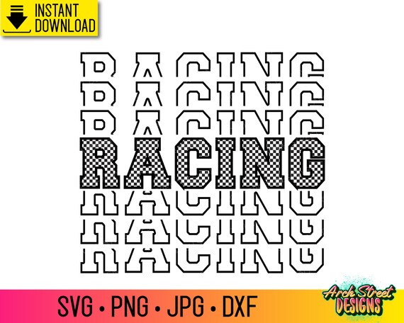 Racing SVG Files Racing Clipart Racing Gifts Svg Files for | Etsy