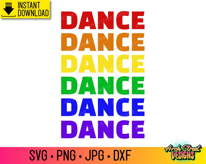 Dance SVG Files Svg Files for Cricut Digital Download Dxf - Etsy