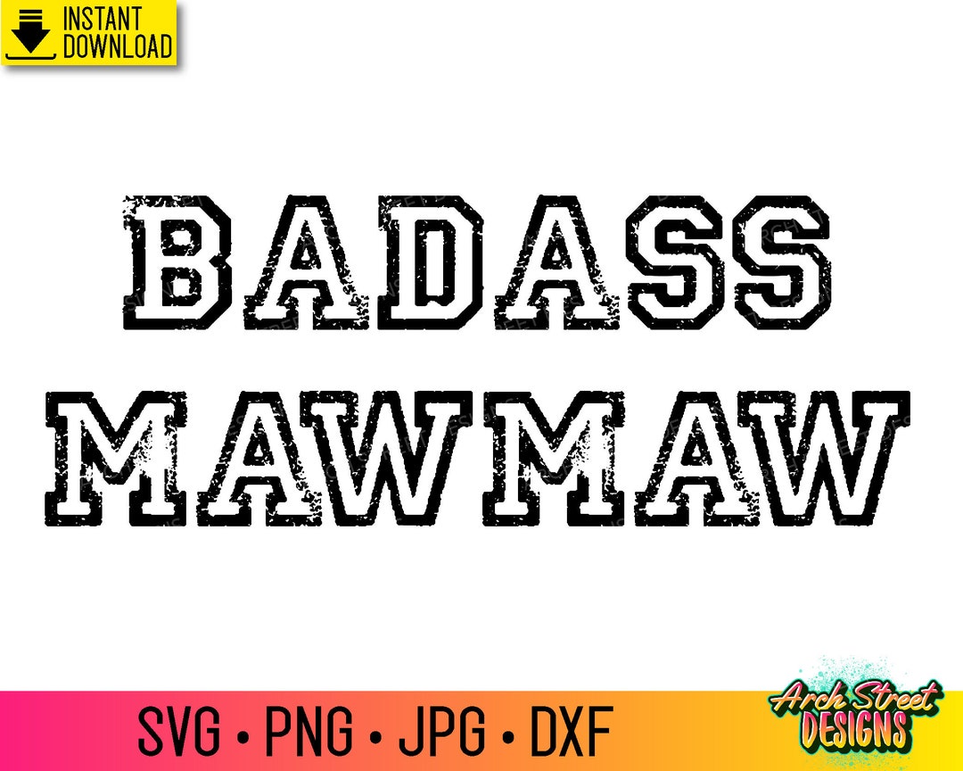 Maw Maw SVG, Grandma Gift, Sublimation File, Digital Download, - Etsy